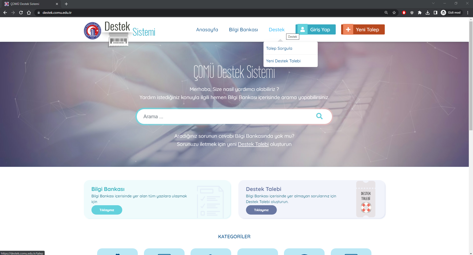 Bilgi Bankası - Microsoft Teams Giriş Bilgilerimi Nereden Öğrenebilirim